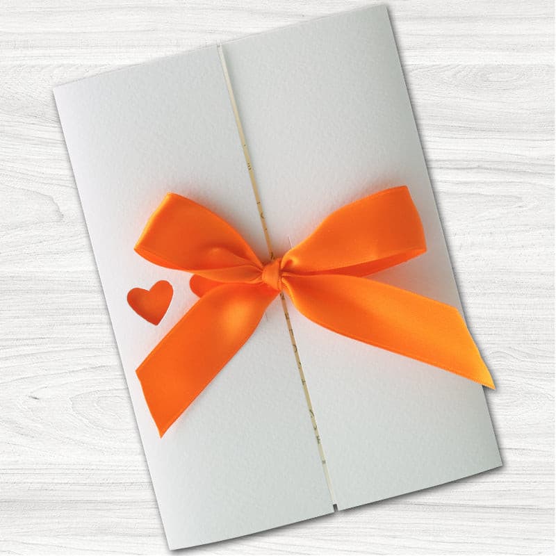 Ribbons Day Wedding Invitation | Bride and Groom Direct